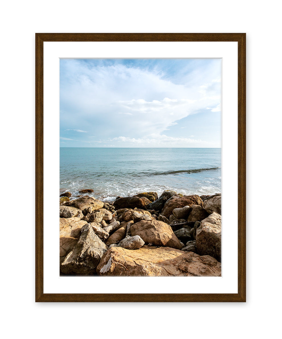 Blue Sunset Wrightsville Beach Photograph – Wright + Roam