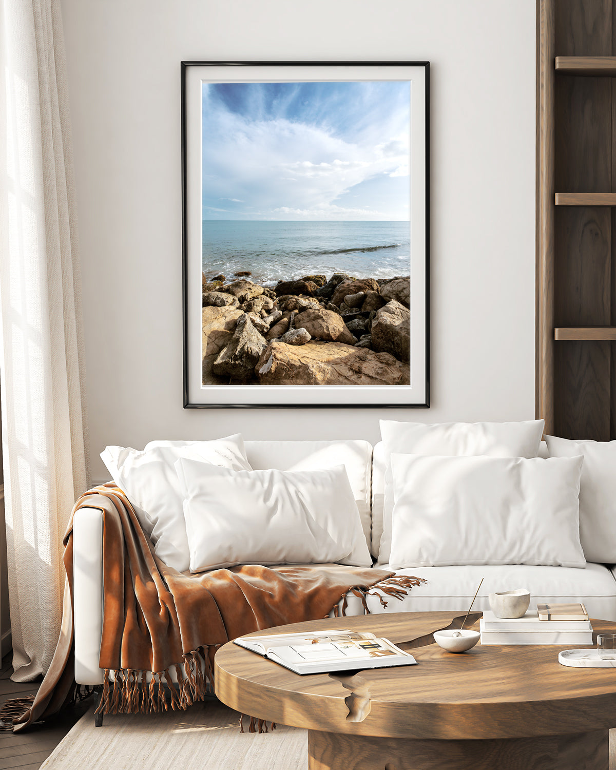 Blue Sunset Wrightsville Beach Photograph – Wright + Roam